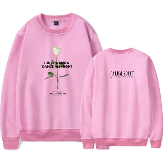 Calum Scott Rose Long Sleeve Unisex Casual Streetwear Printed Trendy ...