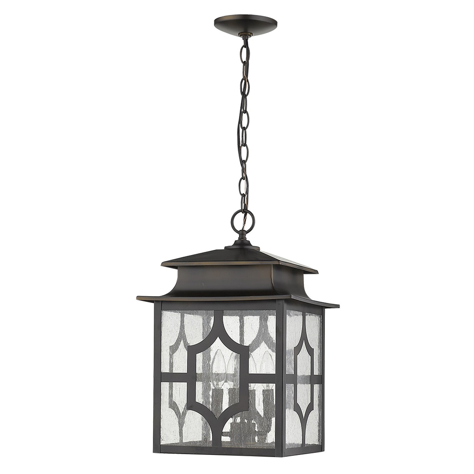 Calvert 4-Light Oil-Rubbed Bronze Hanging Lantern - Walmart.com