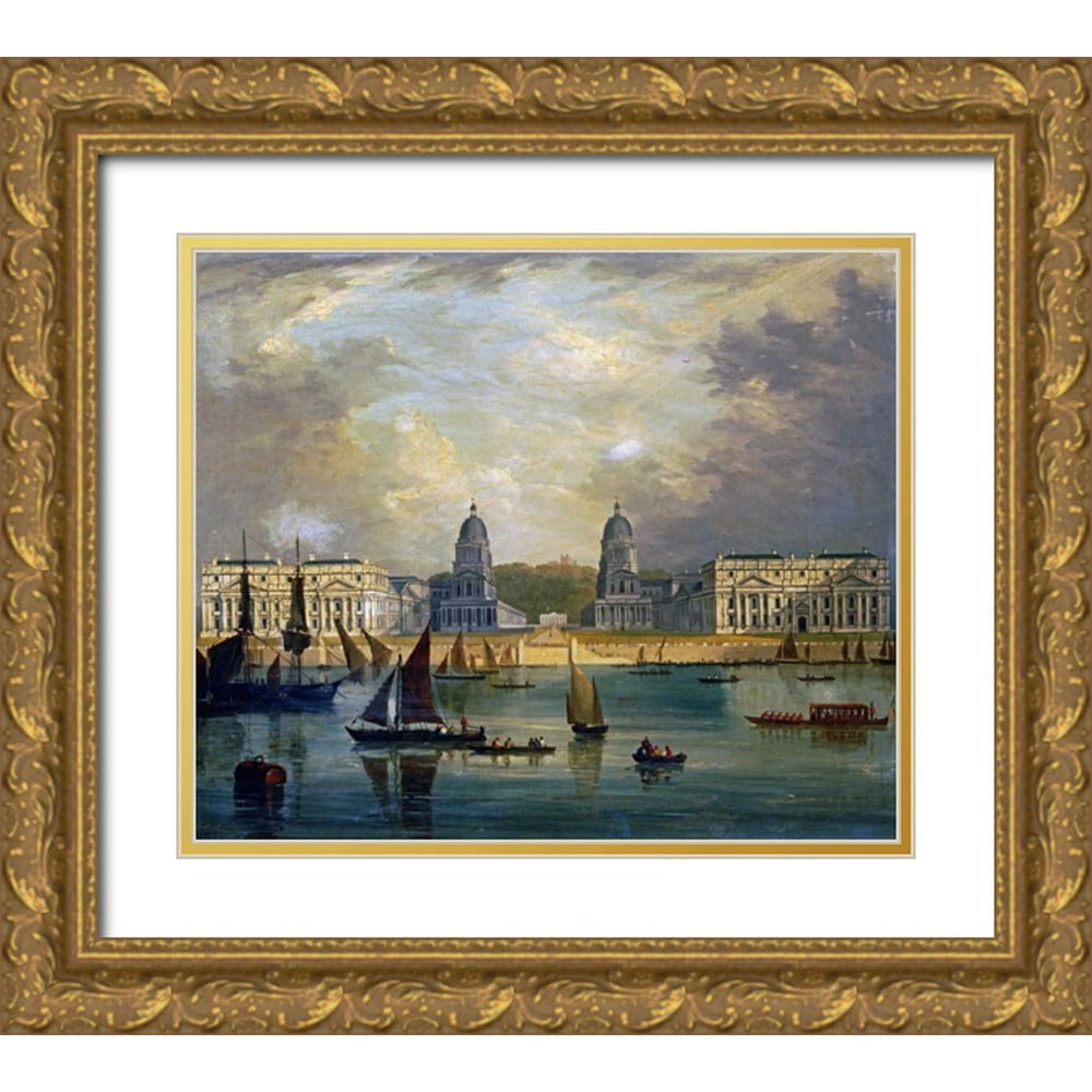 Calvert, Frederick 17x15 Gold Ornate Wood Framed with Double Matting ...