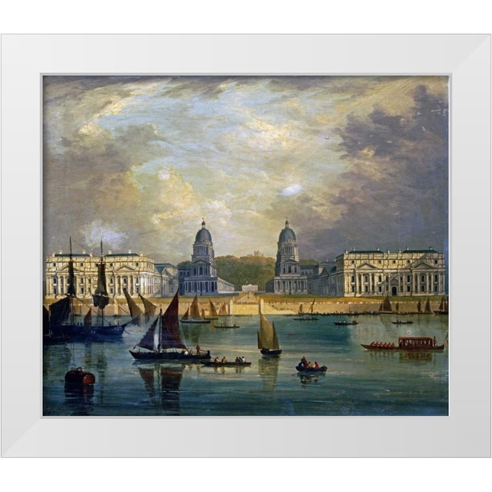 Calvert, Frederick 17x15 White Modern Wood Framed Museum Art Print ...