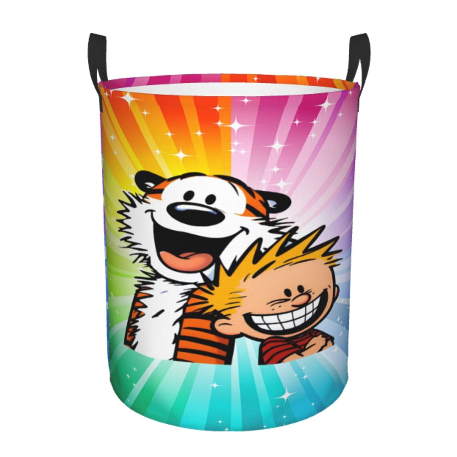 Calvin And Hobbe 3d Graphic Flame Laundry Basket Fire Flame Clothes ...
