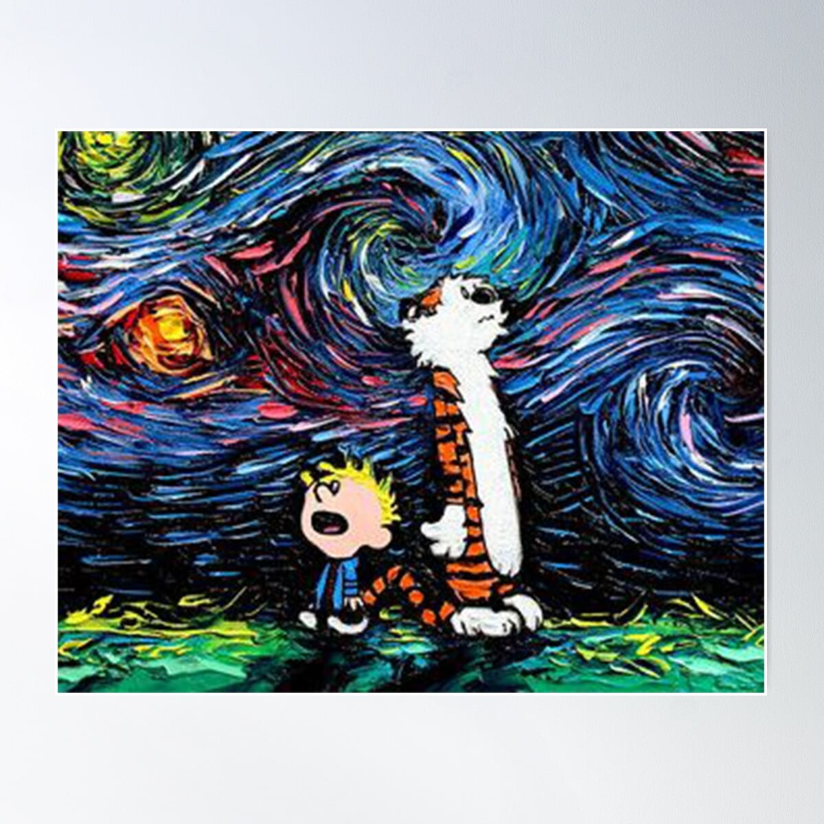 Calvin And Hobbes 551 Poster Wall Art, Modern Wall Decor For Living Room Bedroom, 24x36 UNFRAMED ...