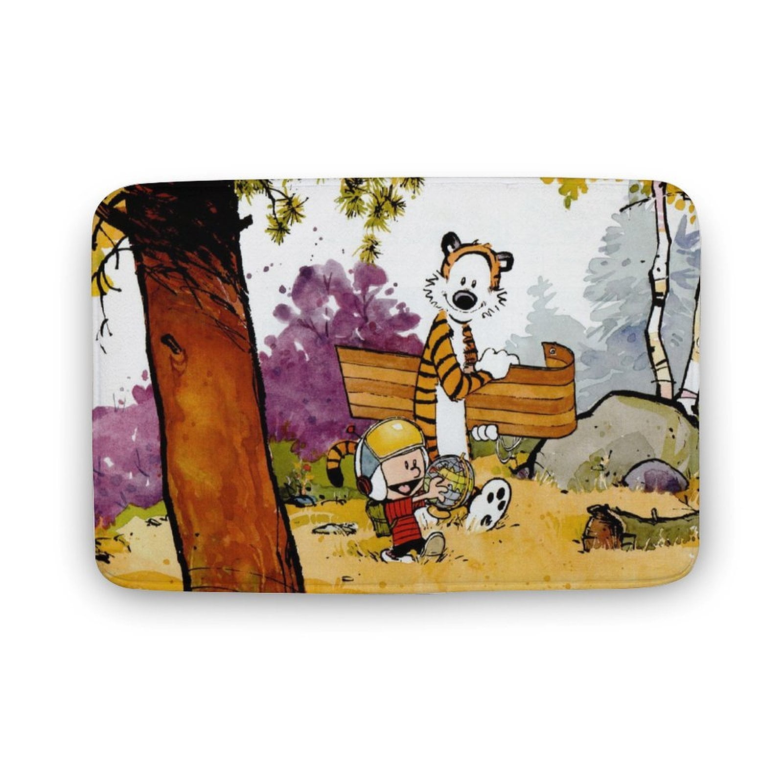 Calvin And Hobbes Bathroom Rugs, Soft Absorbent Bath Mats, Quick Dry ...