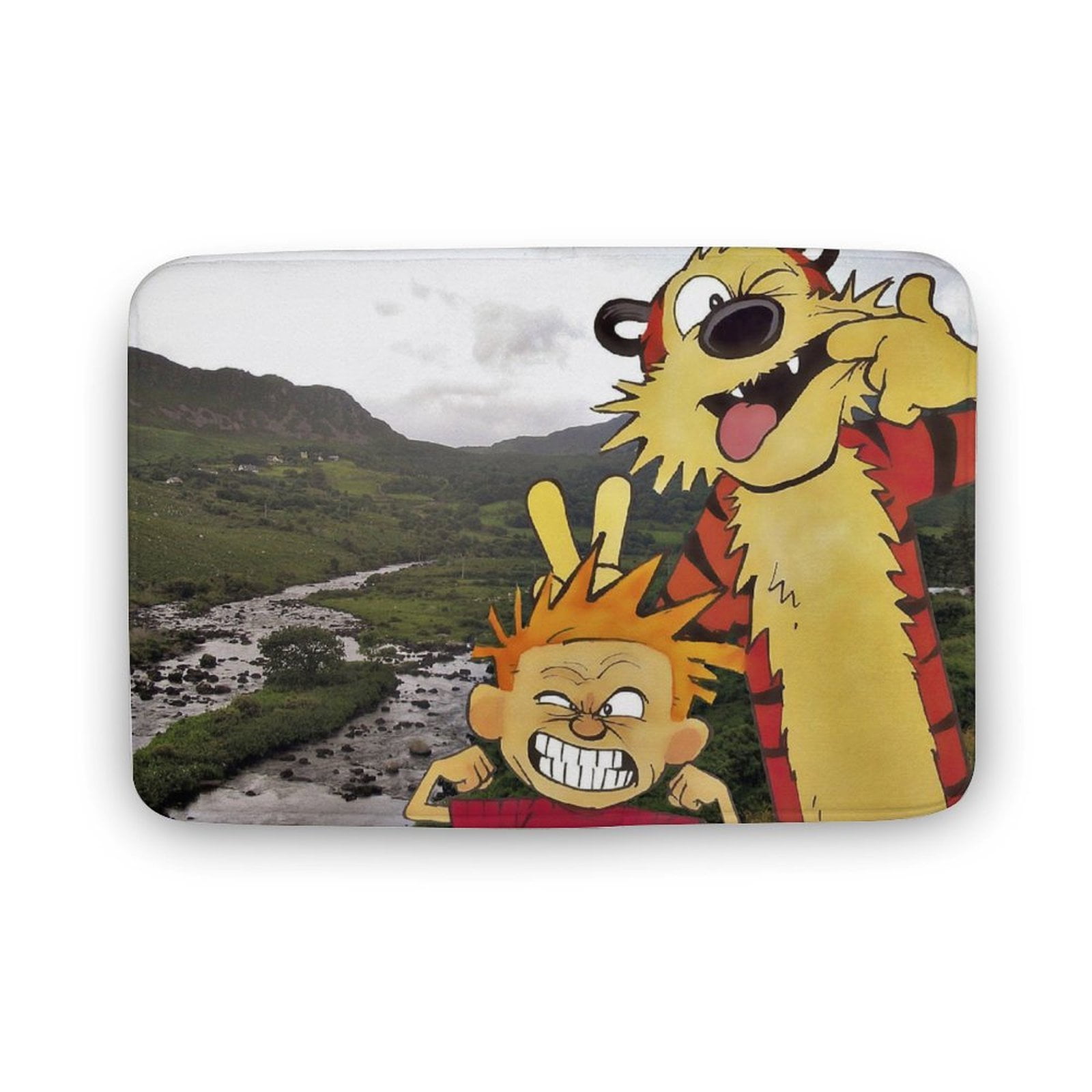 Calvin And Hobbes Bathroom Rugs, Soft Absorbent Bath Mats, Quick Dry ...