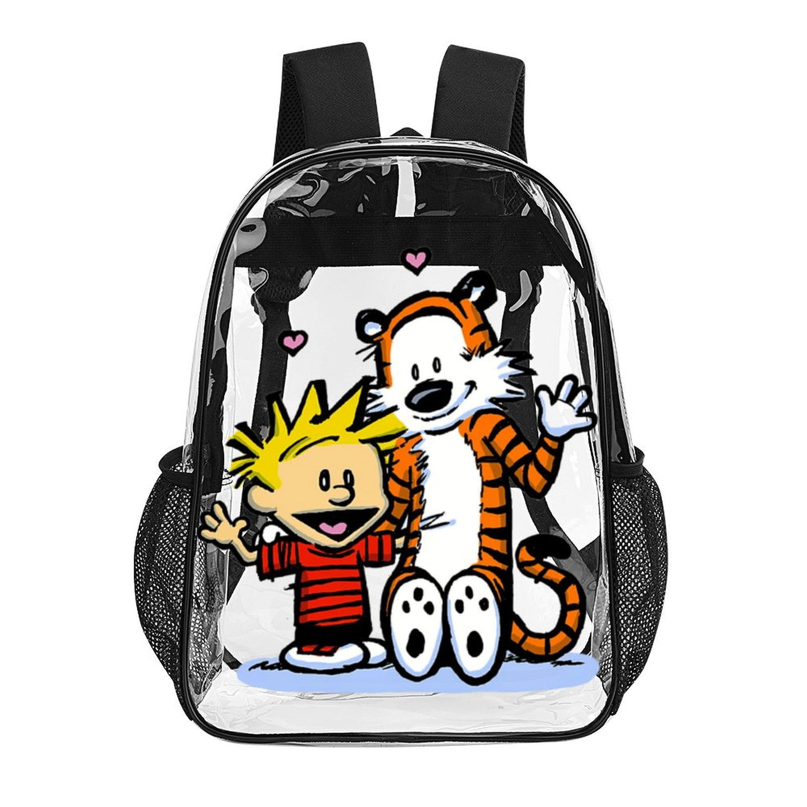 Calvin And Hobbes Clear Backpack Heavy Duty Transparent Backpack See ...