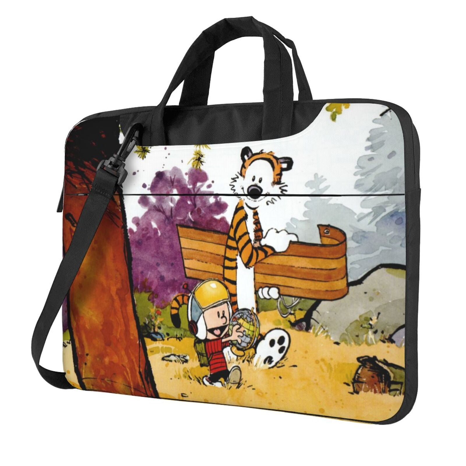 Calvin And Hobbes Laptop Bag Case, 13 inch Computer Bag Laptop Shoulder ...