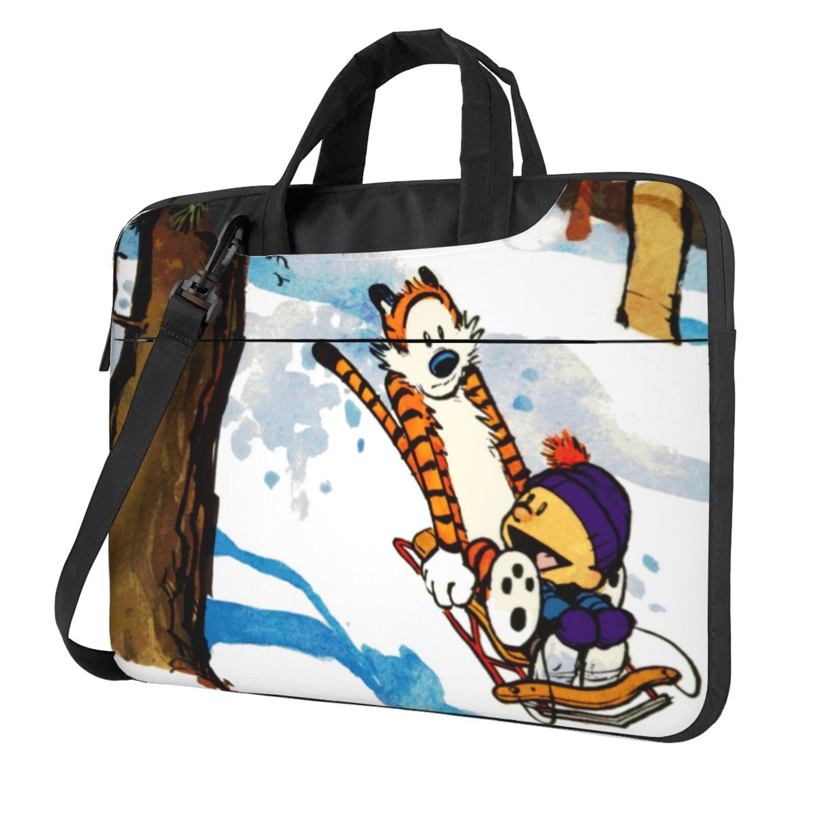 Calvin And Hobbes Laptop Bag Case, 13 inch Computer Bag Laptop Shoulder ...