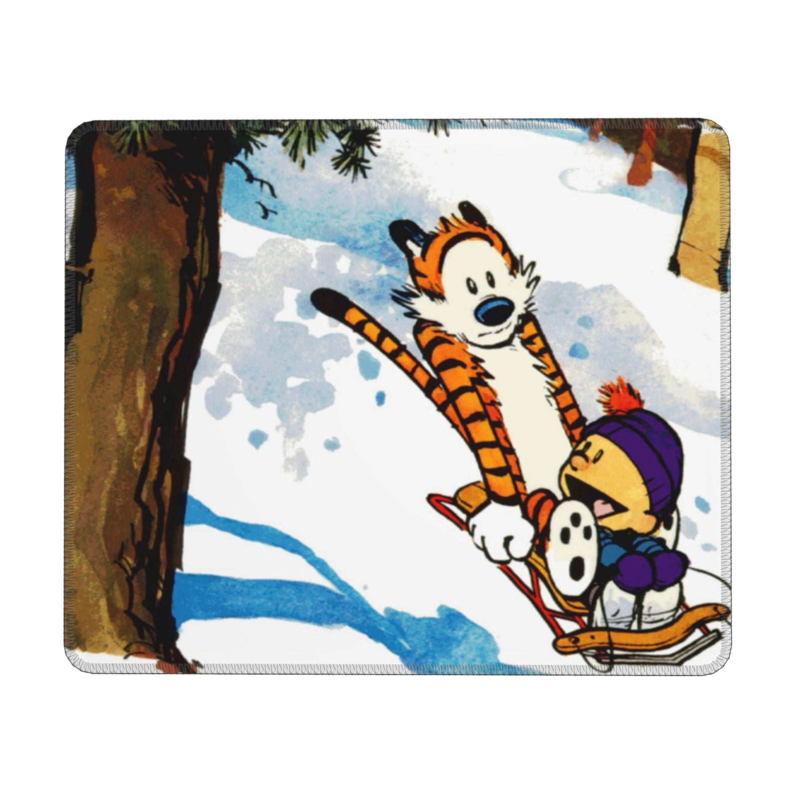 Calvin And Hobbes Mouse Pad, Non-Slip Rubber Base Desktop Protection ...