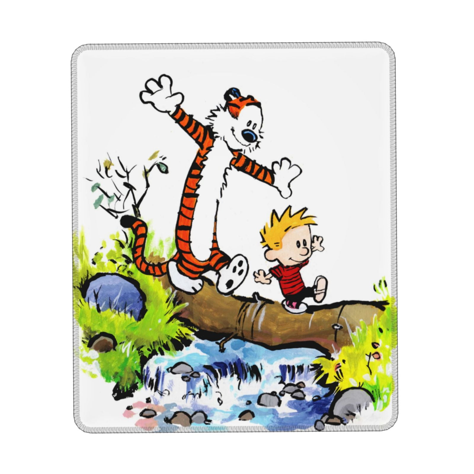 Calvin And Hobbes Mouse Pad Personalized Gaming Mouse Mat With Stitched ...