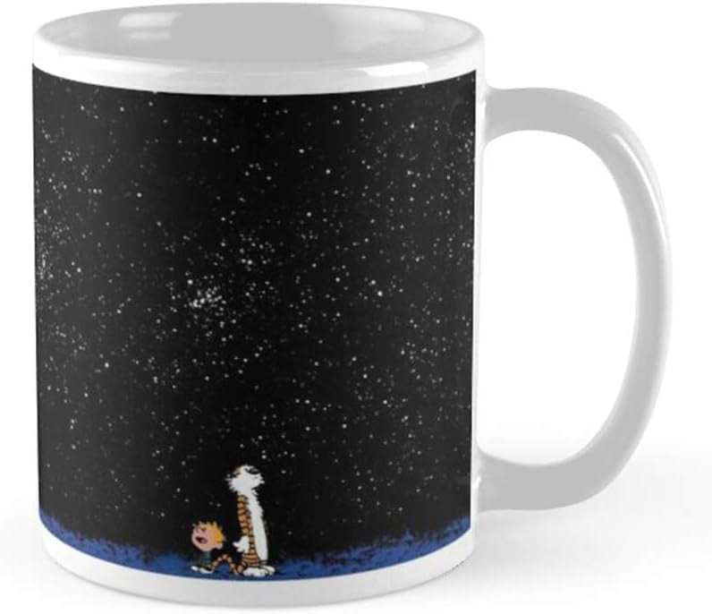 Calvin And Hobbes Night Sky For Coffee Mug 11oz & 15oz Ceramic Tea Cups ...