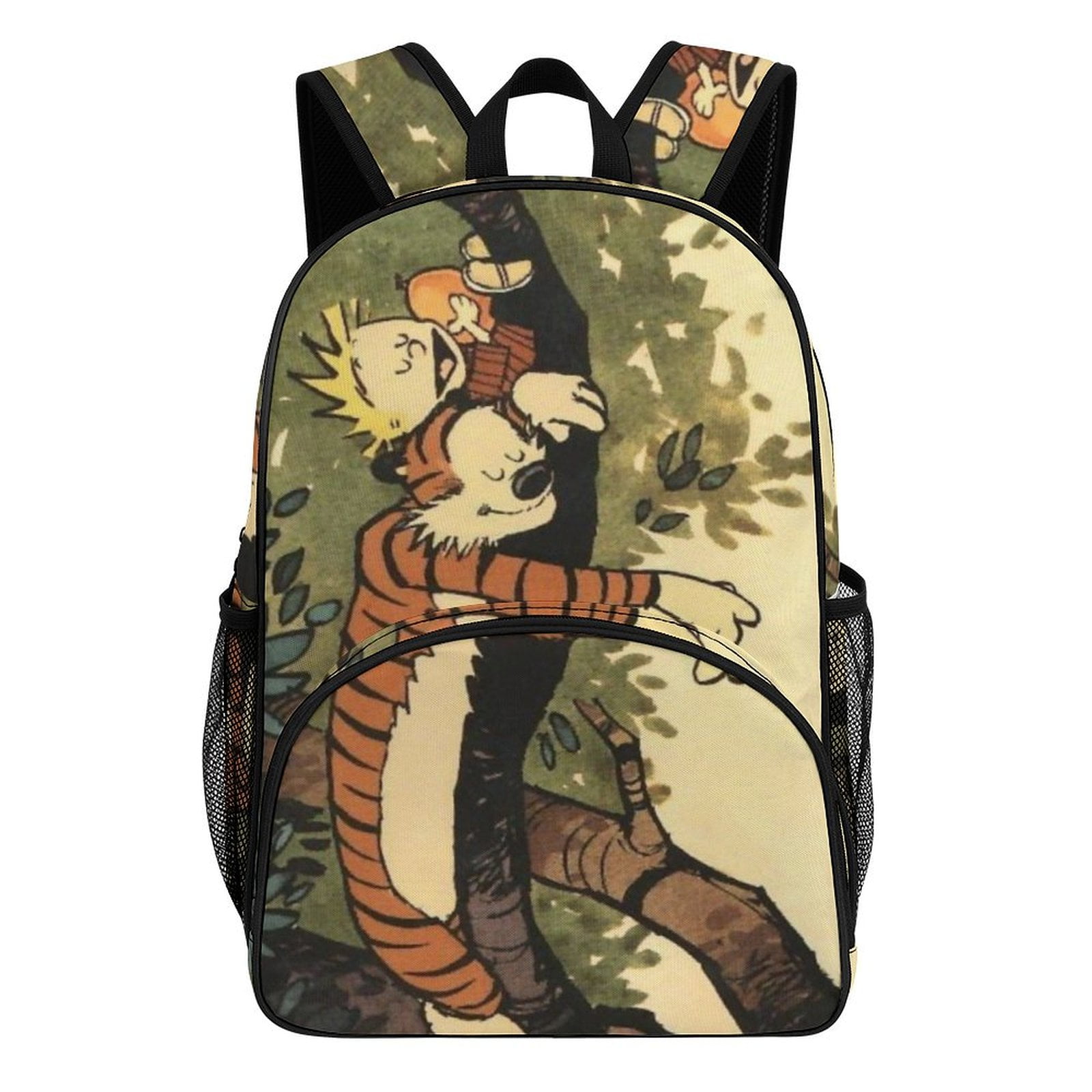 Calvin And Hobbes Rucksack Bookbag Lightweight Durable Shoulder Bags ...