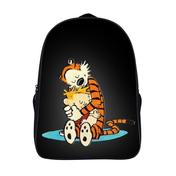 Calvin And Hobbes Shoulder Bag 2 Compartment Backpack 16 Inch Leisure ...