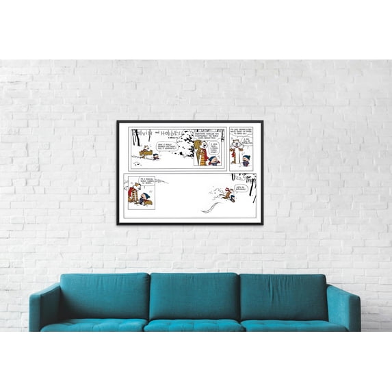 Calvin And Hobbes Wall Art: Let's Go Exploring Poster Comic Print ...