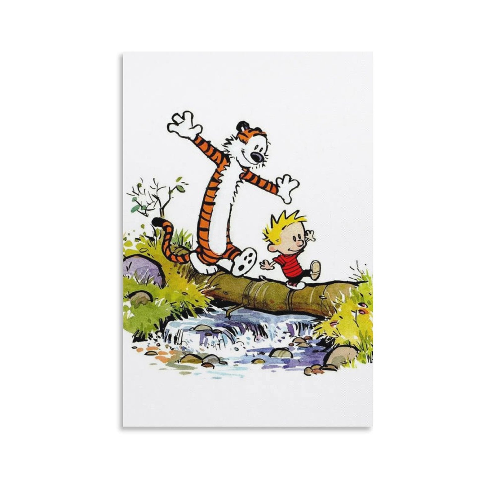 Calvin And Hobbes Wall Hanging Painting Wall Art Canvas Paintings ...
