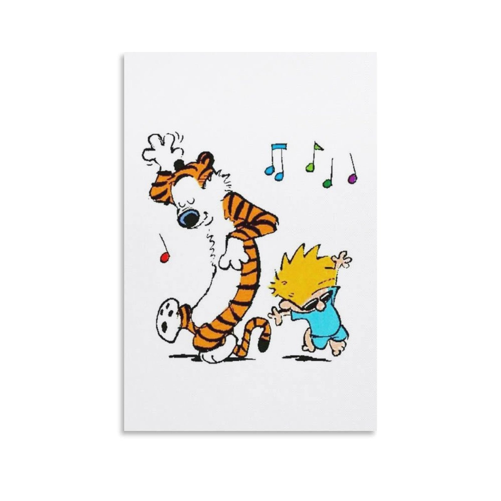Calvin And Hobbes Wall Hanging Painting Wall Art Canvas Paintings ...