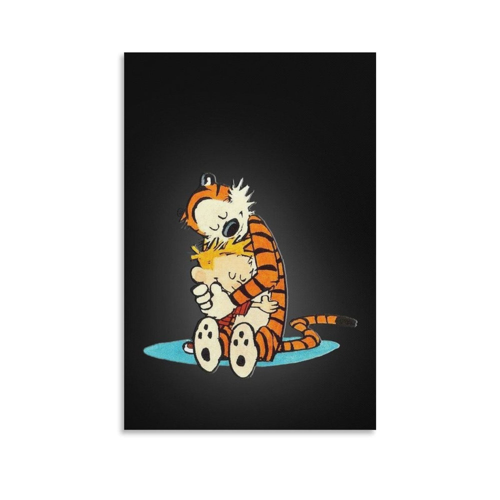 Calvin And Hobbes Wall Hanging Painting Wall Art Canvas Paintings ...