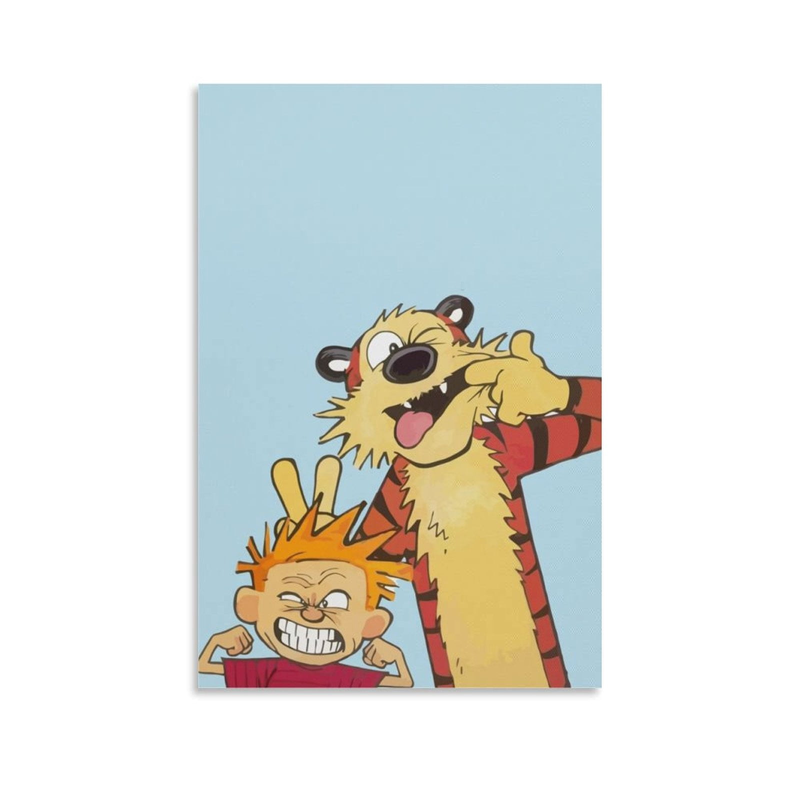 Calvin And Hobbes Wall Hanging Painting Wall Art Canvas Paintings ...