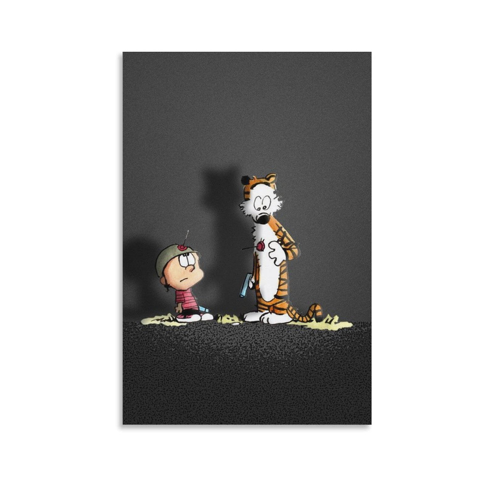 Calvin And Hobbes Wall Hanging Painting Wall Art Canvas Paintings ...