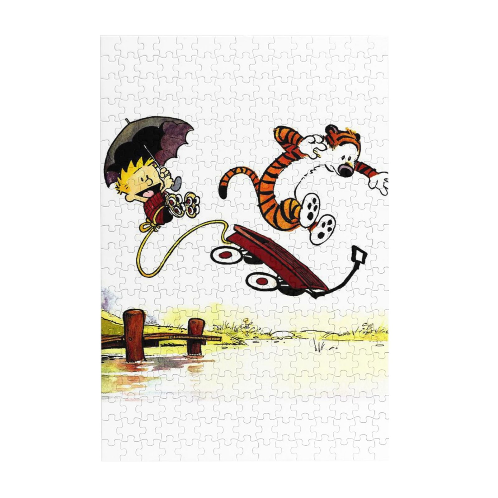 Calvin And Hobbes Wood Puzzle 300-Piece Jigsaw Puzzle For Adults Home ...