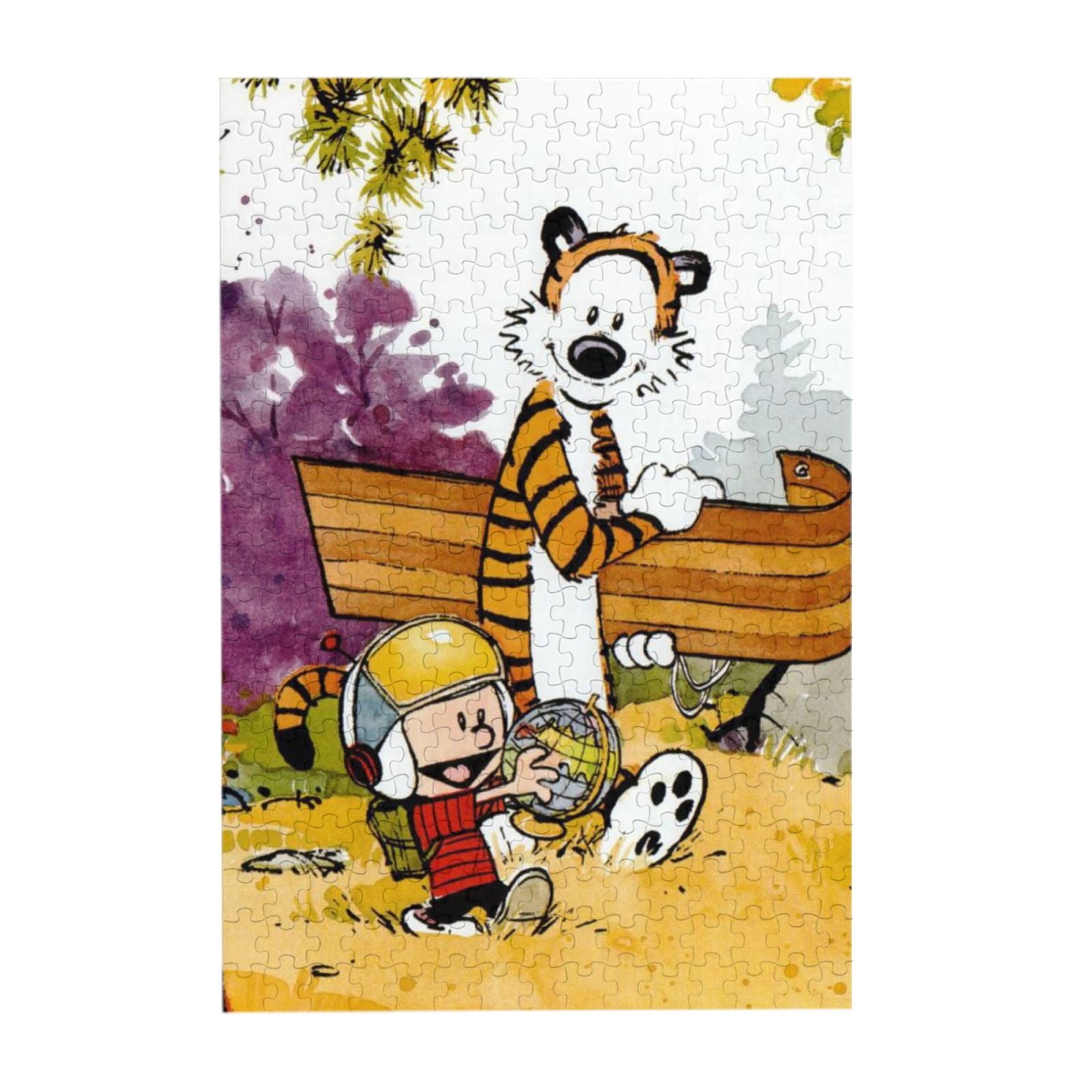 Calvin And Hobbes Wooden Jigsaw 300 Pcs Puzzle Perfect Gift For Men ...