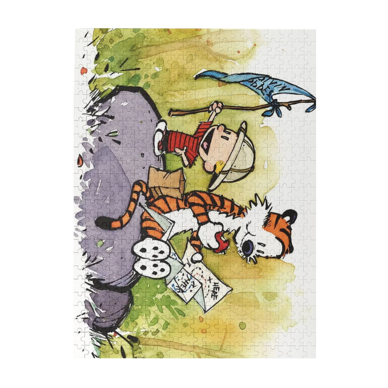 Calvin And Hobbes Wooden Jigsaw Puzzle 500 Pieces Puzzles For Adults ...