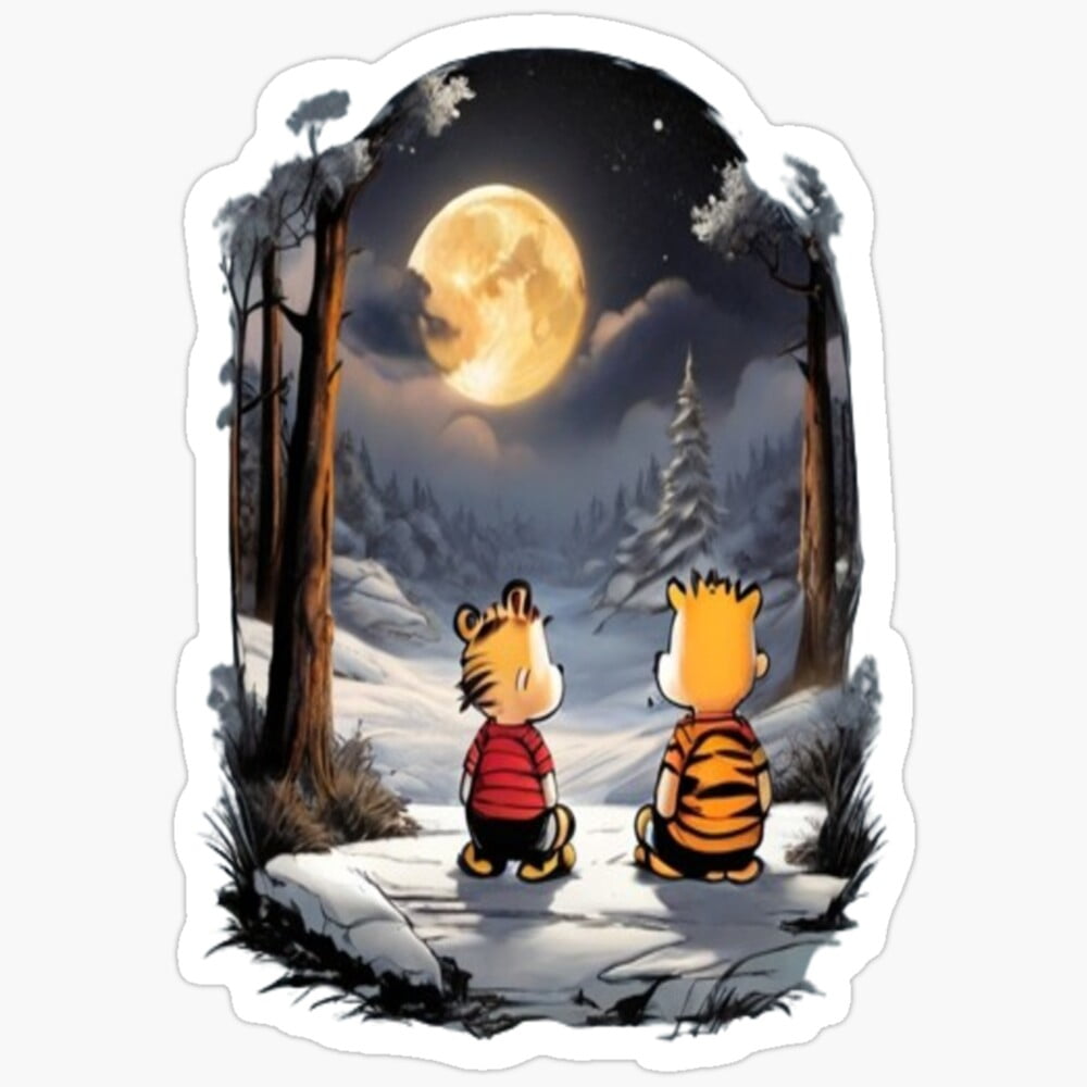 Calvin And Hobbs Sticker Phone Decal Water Bottle Stickers Car Decals ...