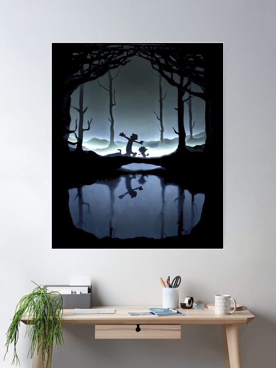Calvin And Hobbs Vintage Poster Wall Art, Modern Wall Decor For Living ...