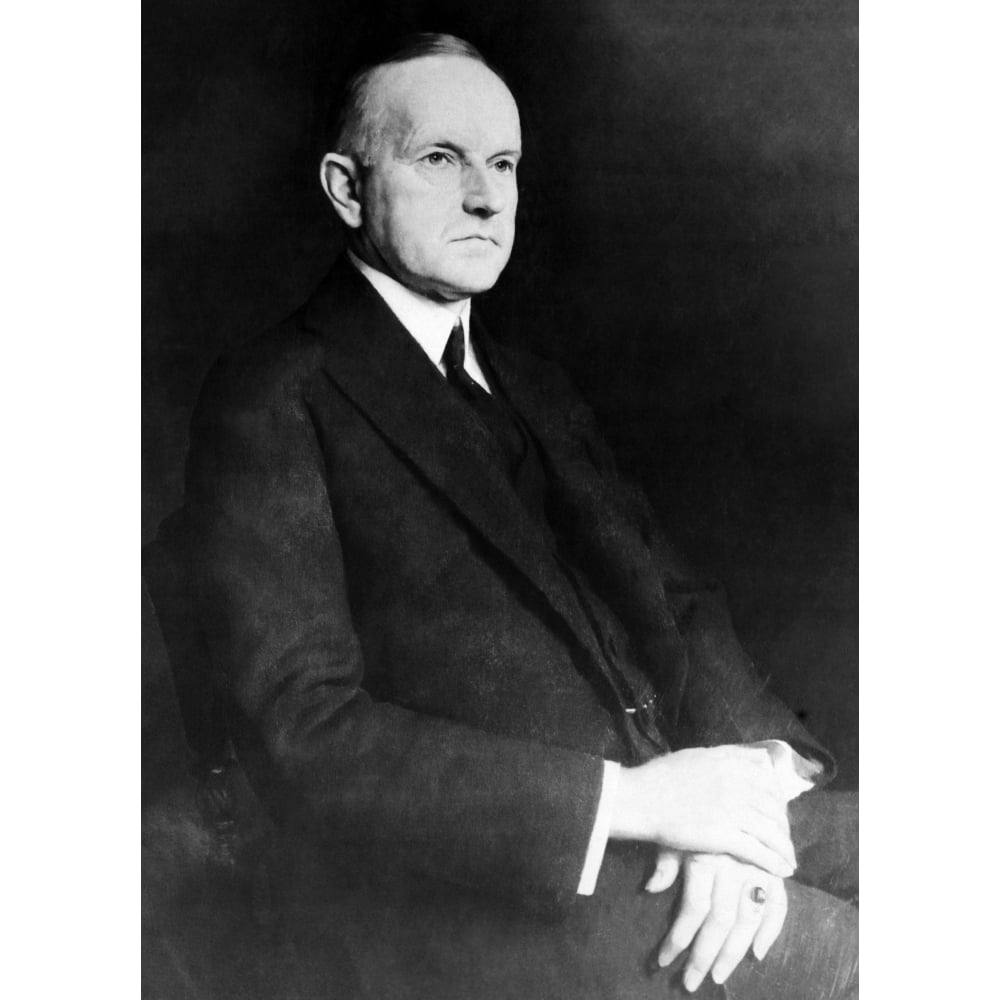 Calvin Coolidge History (24 x 36) - Walmart.com