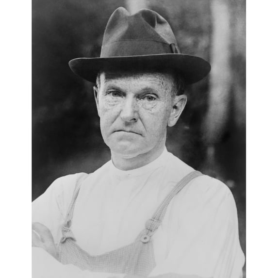 Calvin Coolidge In His Farmer'S Work Clothes. During His Summer ...