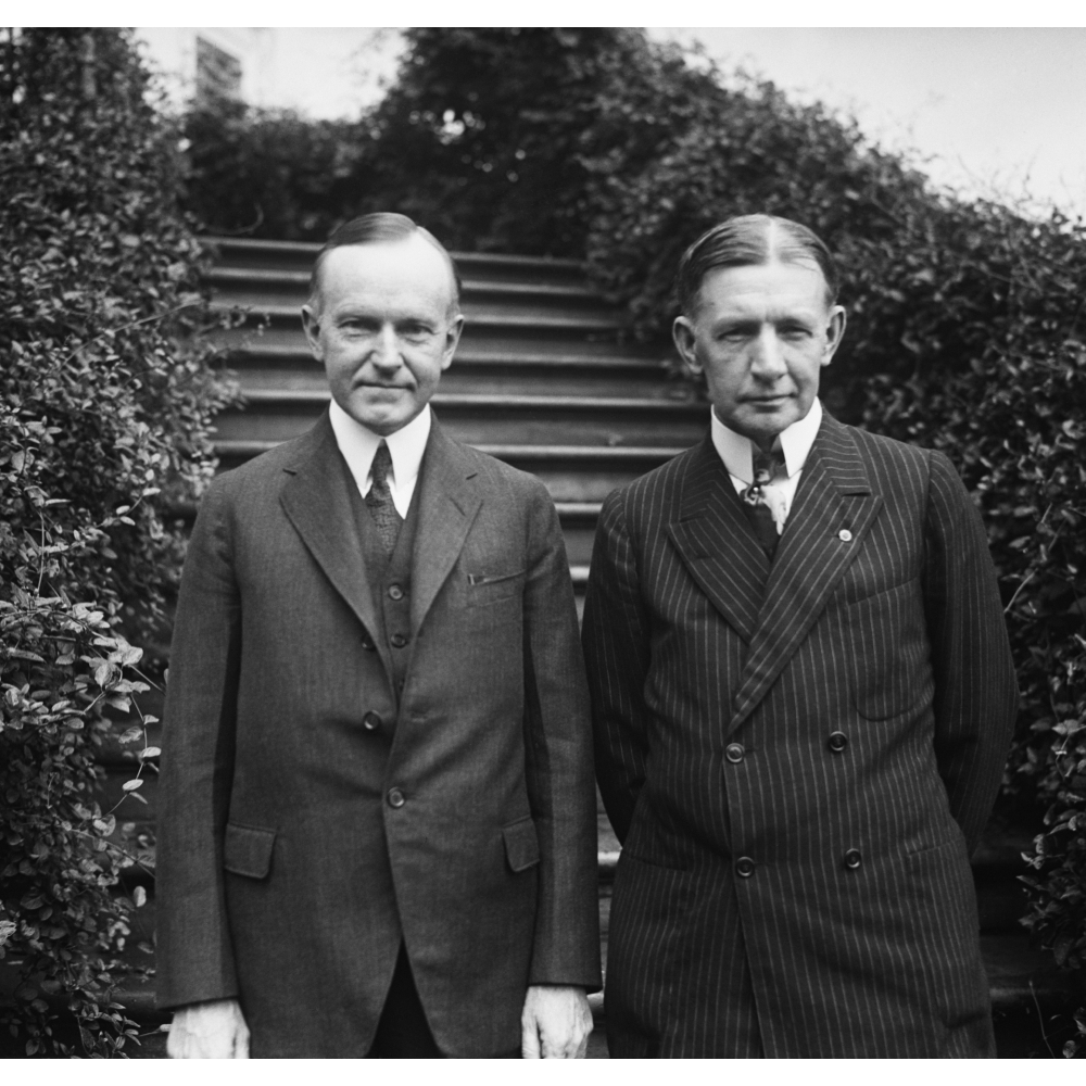 Calvin Coolidge With Charles Dawes History (24 x 18) - Walmart.com