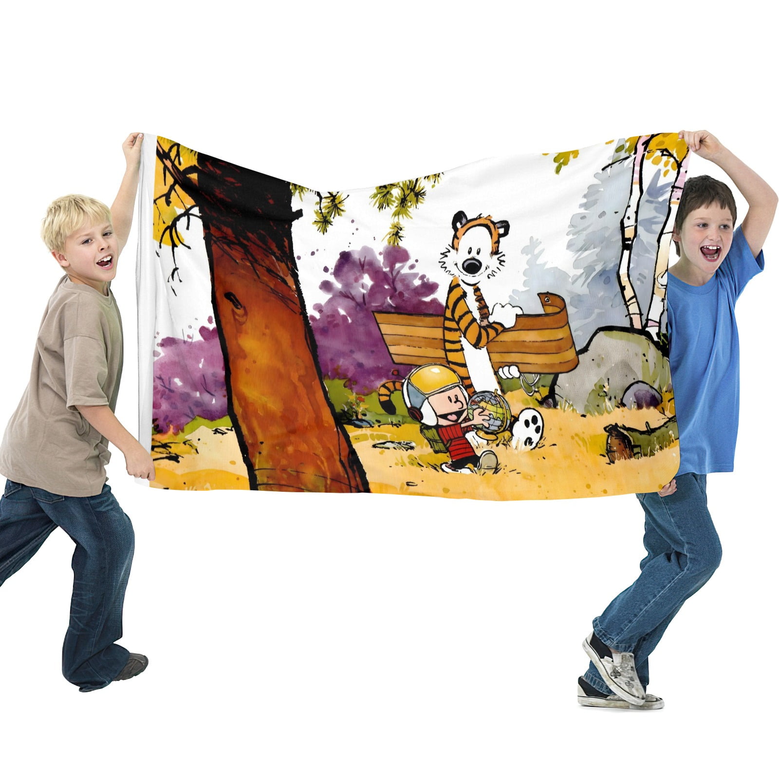 Calvin & Hobbes-themed Printed Flag Perfect gift for fans, friends, and ...