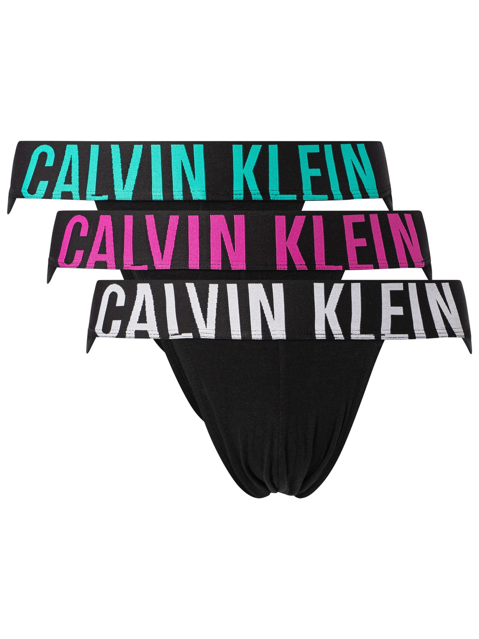 Calvin Klein 3 Pack Intense Power Jock Straps, Black - Walmart.com