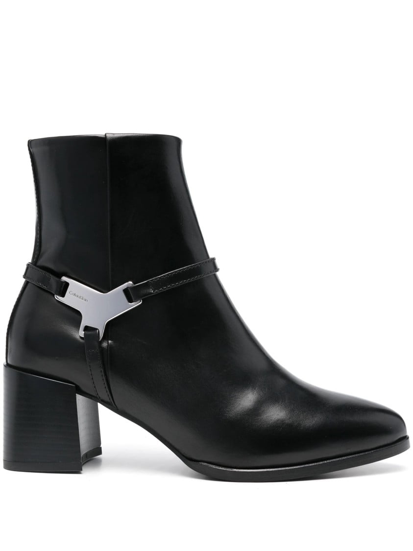 Calvin Klein Ankle Boot 55 Black (Women's) - Walmart.com