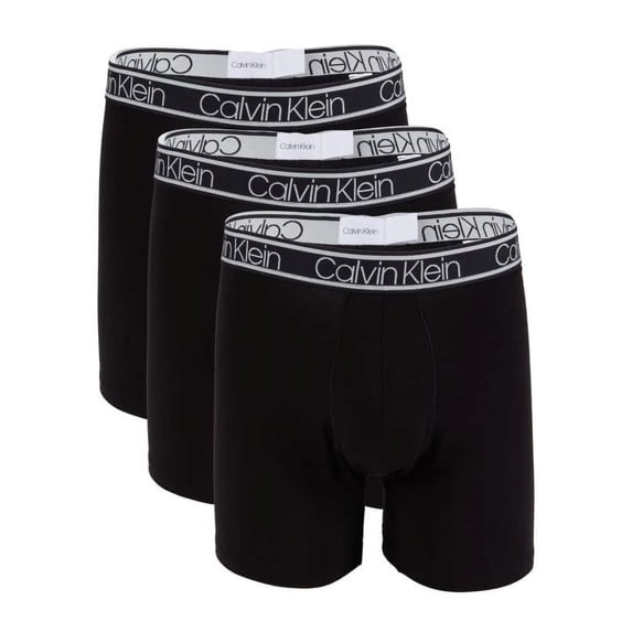 Calvin Klein BLACK Men's 3-Pack Boxer Briefs, US Large - Walmart.com