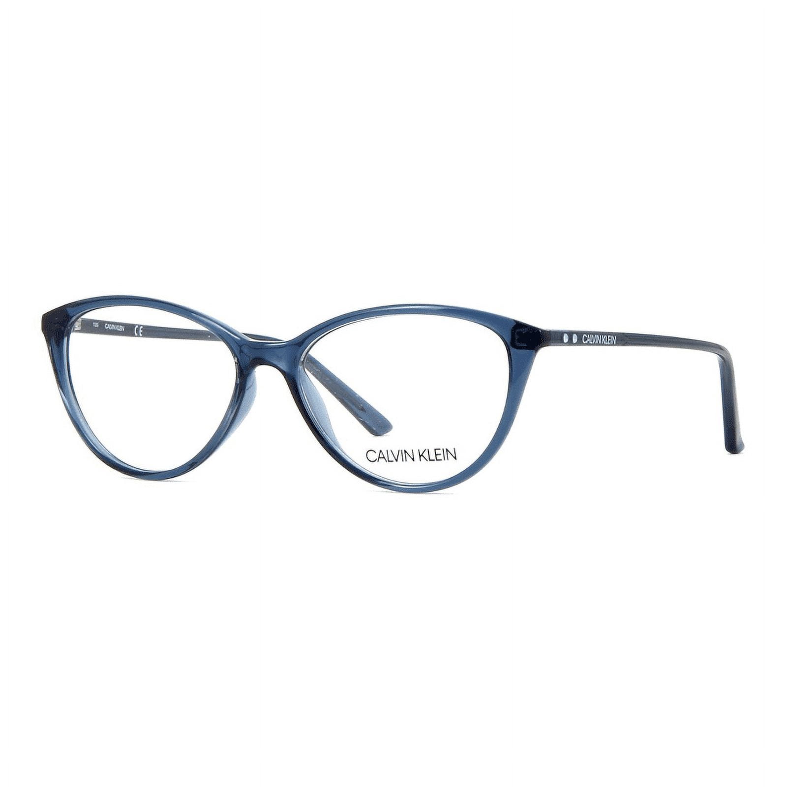 Calvin Klein CK-18543-430 Women Teal Cat Eye Acetate Frame 53mm Lens ...