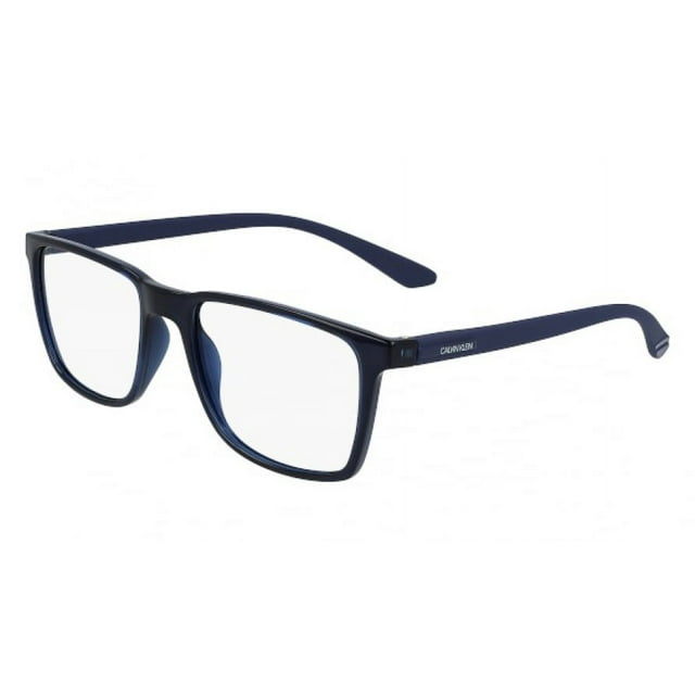 Calvin Klein CK19573 Eyeglasses 405 Crystal Blue - Walmart.com