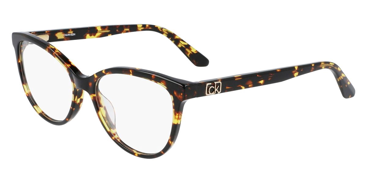 Calvin Klein CK21503 Full Rim Amber Tortoise Eyeglasses - Walmart.com