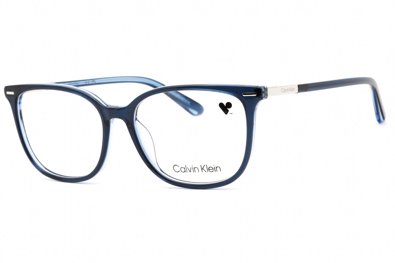 Calvin Klein CK22505 438 Women's Blue Plastic Frame Eyeglasses ...