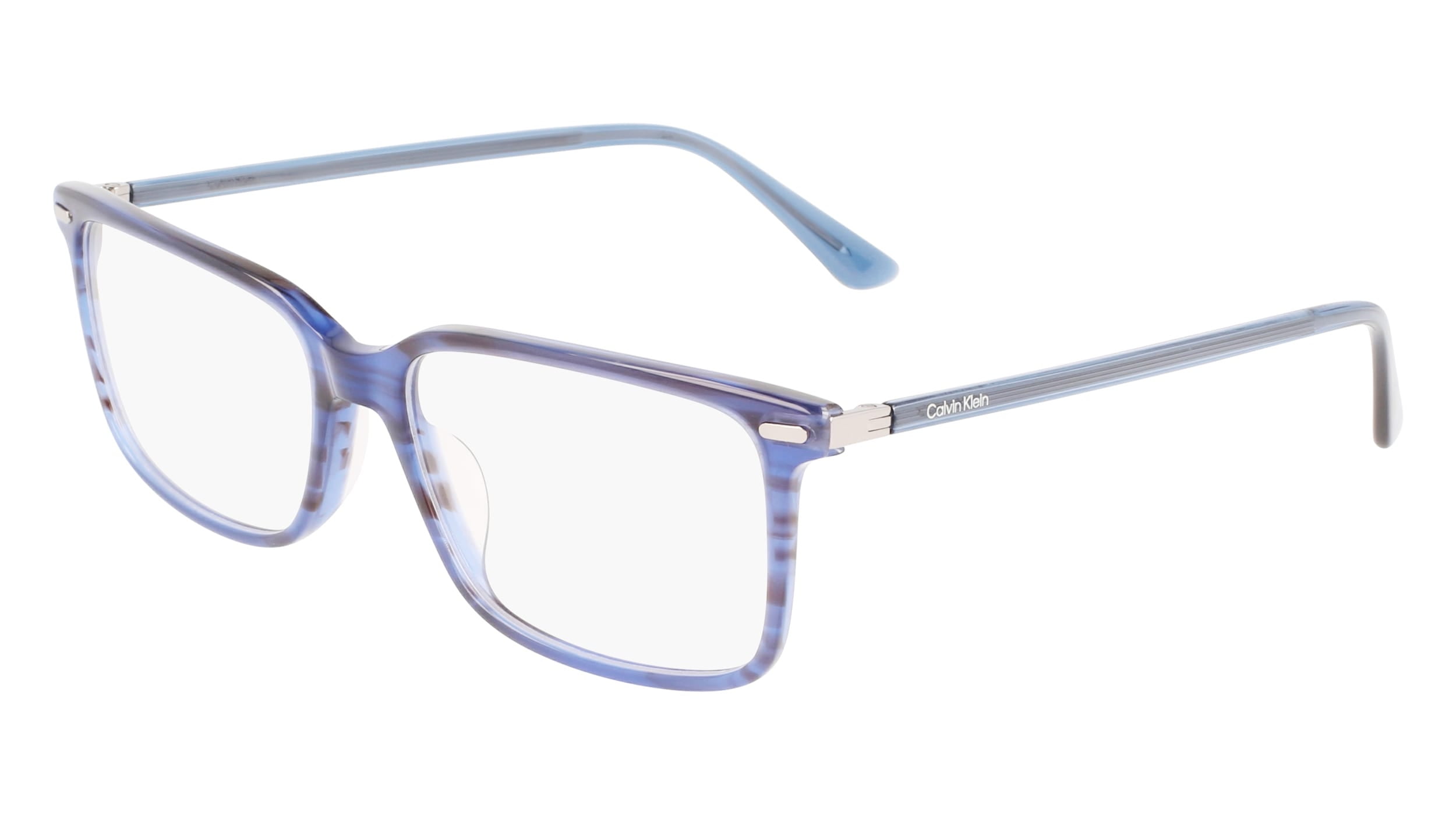 Calvin Klein CK22542 420 Men's Blue Horn Plastic Frame Eyeglasses ...