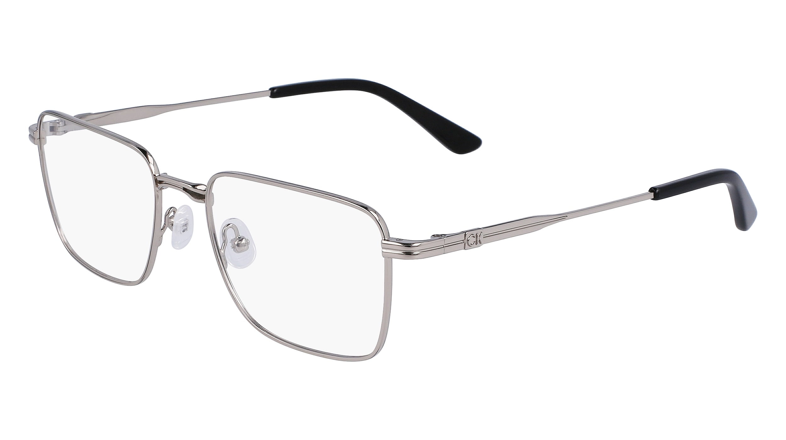 Calvin Klein CK23104 045 Men's Silver Square Frame Eyeglasses - Walmart.com