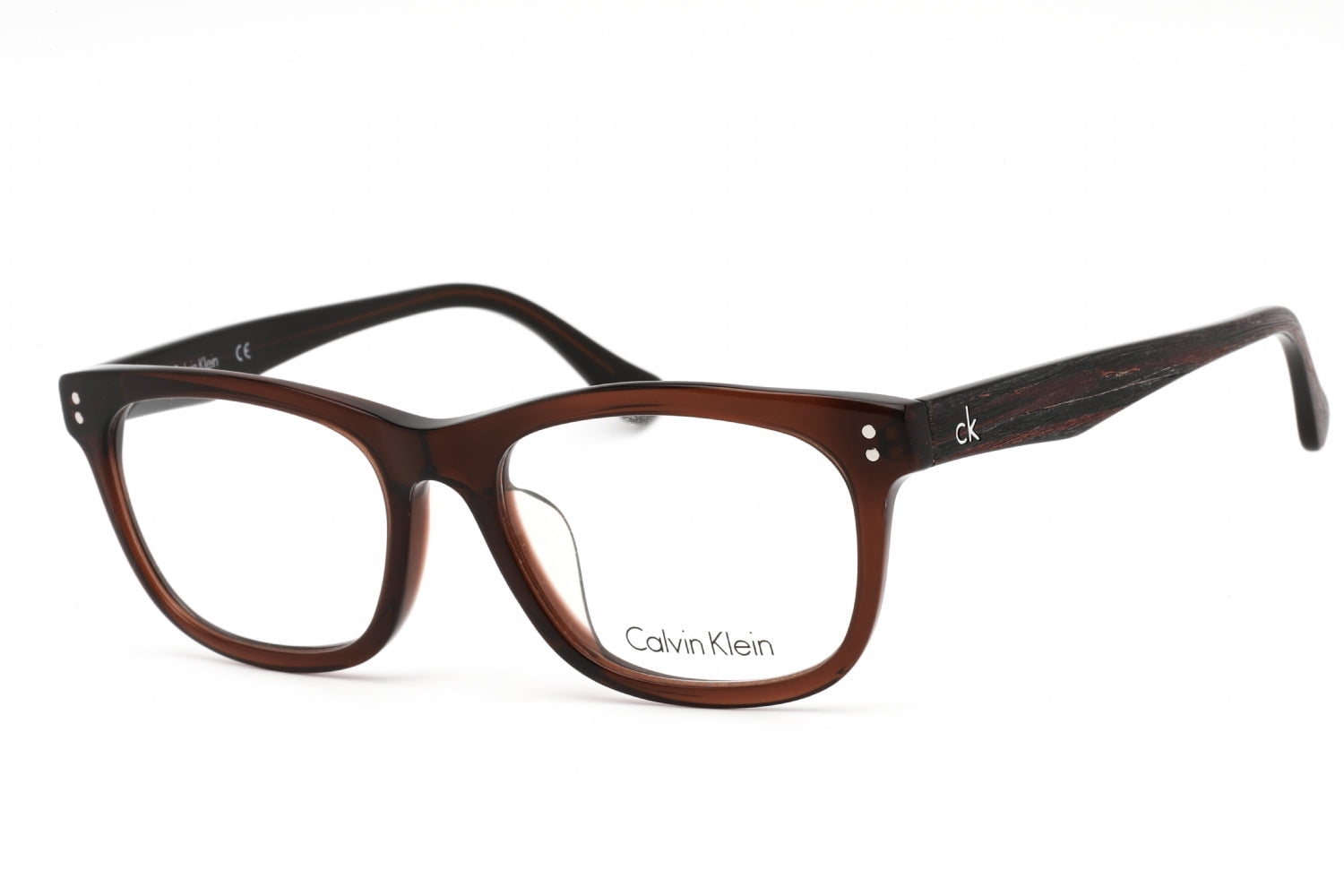 Calvin Klein CK5903A 201 Unisex Brown Frame Clear Lens Eyeglasses ...
