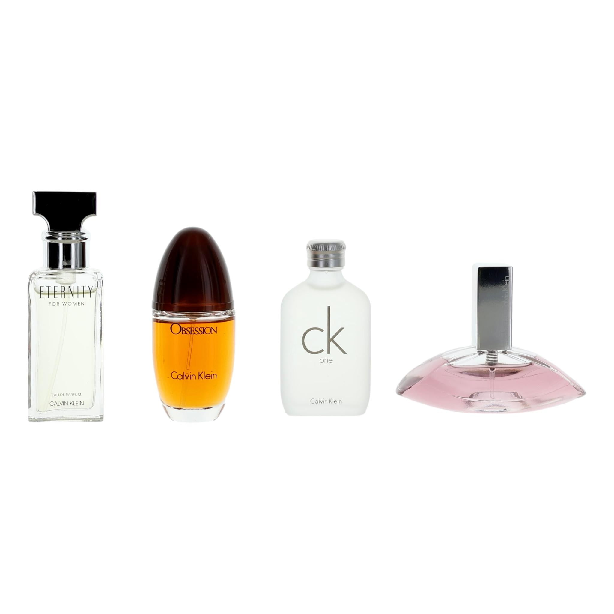 Calvin Klein Mini Perfume Variety Set for Women - Eternity, Obsession ...