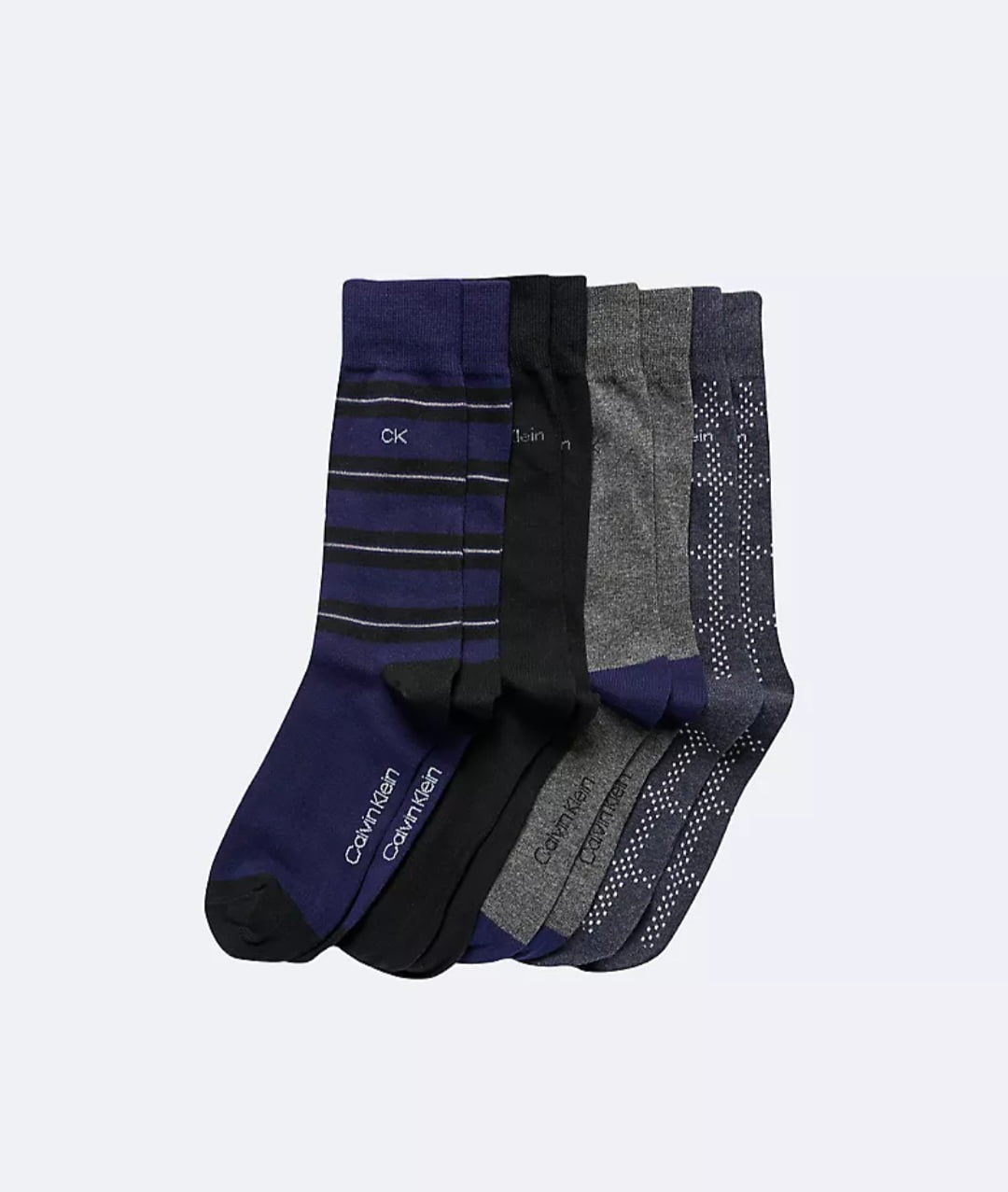 Calvin Klein Crew Socks, Multicolor, 4 Pack - Walmart.com