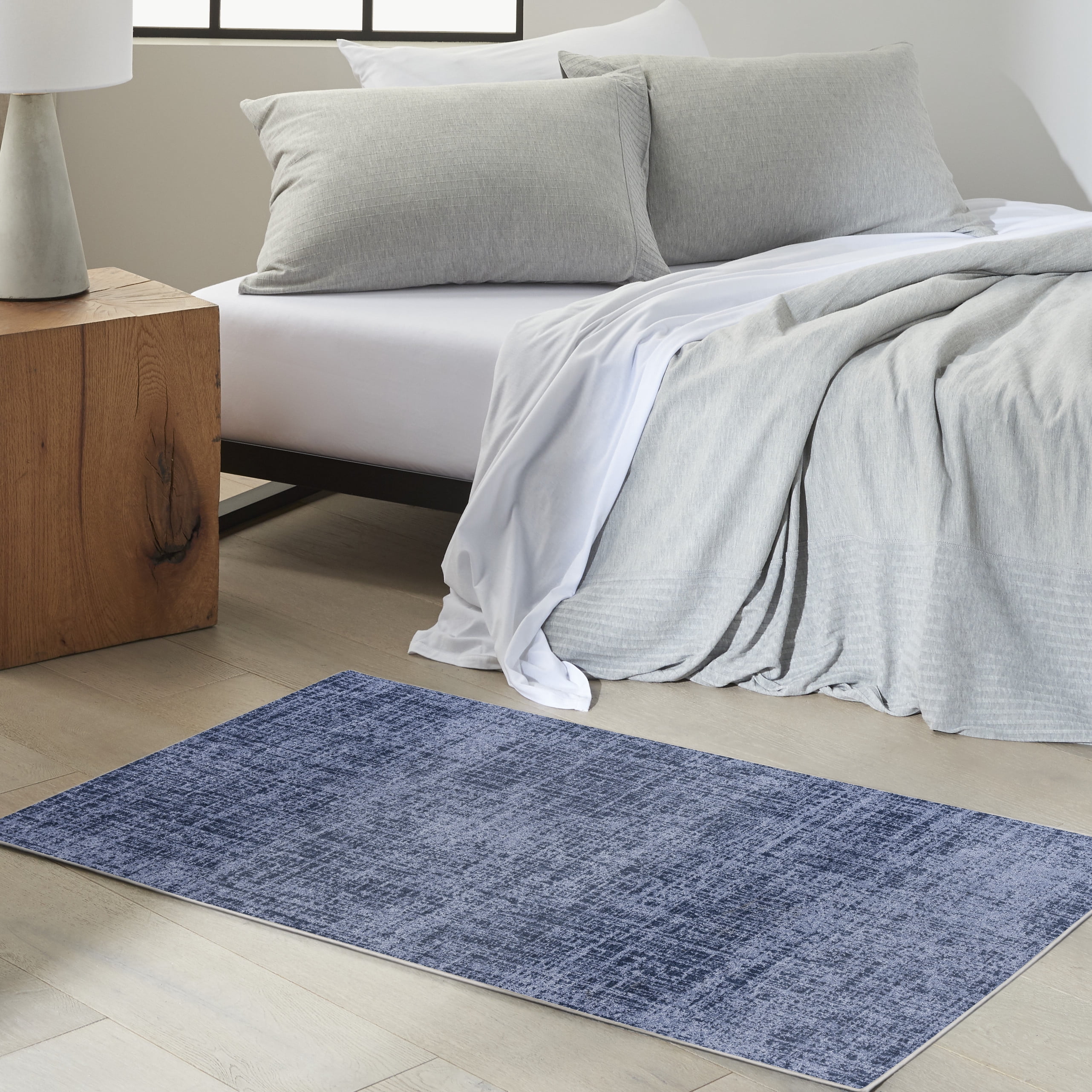 Calvin Klein Currents Modern Navy Blue 3'2" x 5' Area Rug (3x5 ...