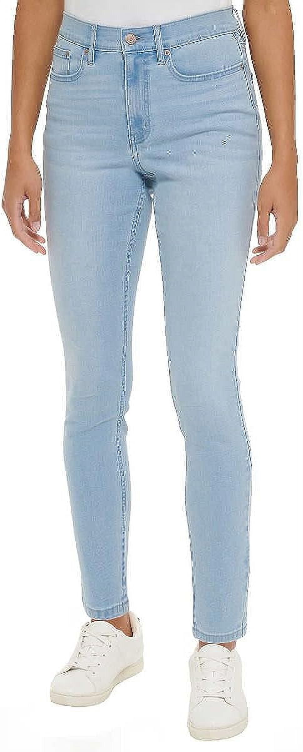Calvin Klein Jeans Women High Rise Skinny Jean (Light Blue, 14 ...