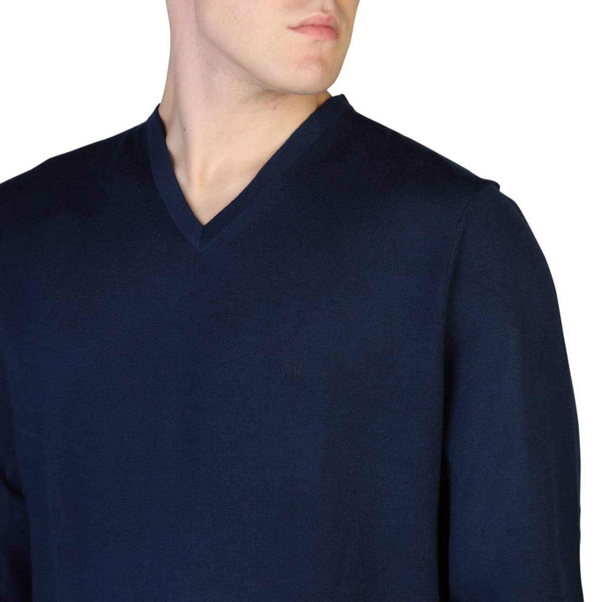 Calvin Klein Men's K10k110423 Blue Sweater - Walmart.com