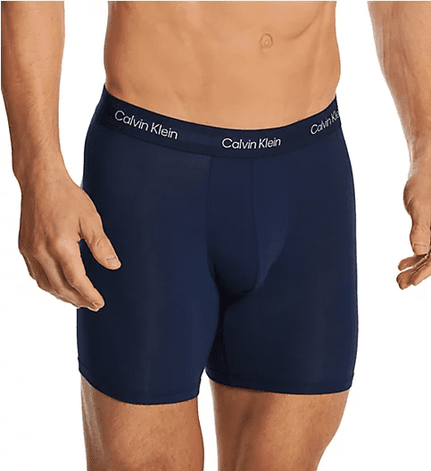Calvin Klein Men Modal Stretch Ultra Soft Modern Boxer Brief , Navy, Sz ...