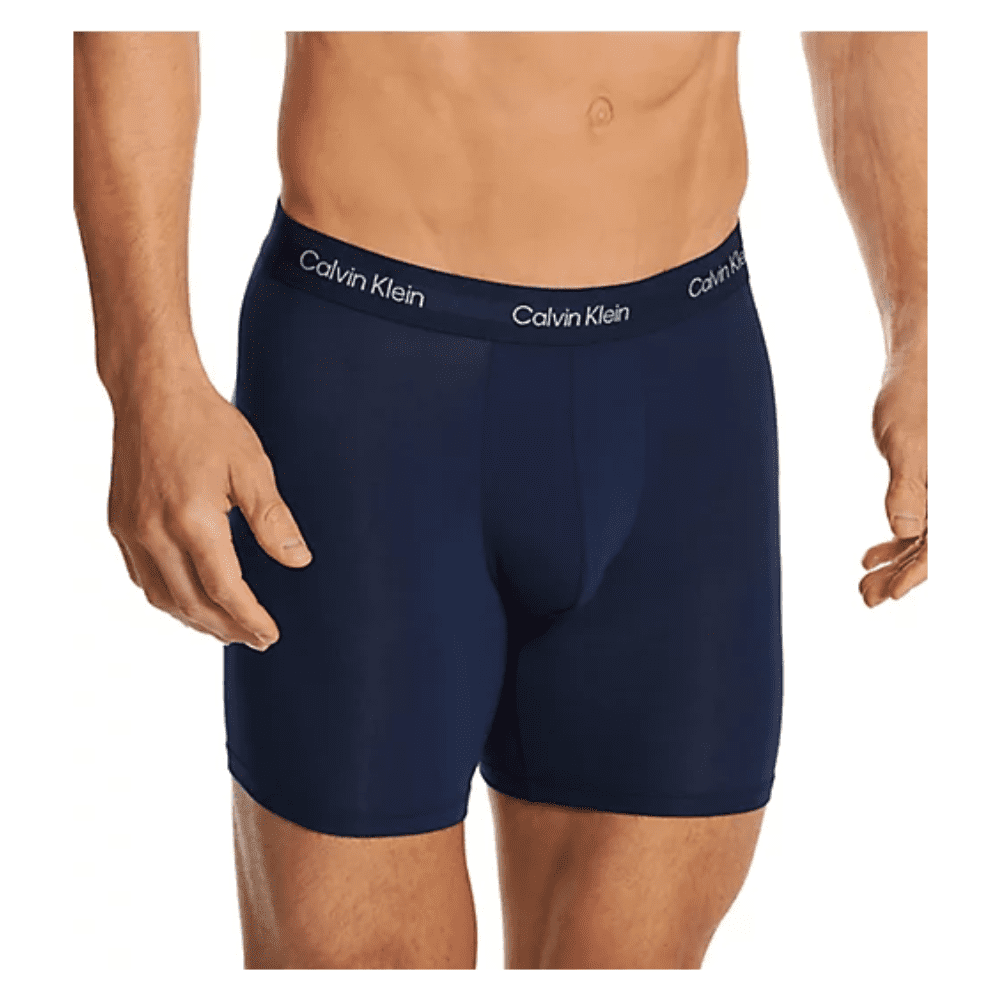 Calvin Klein Men Modal Stretch Ultra Soft Modern Boxer Brief , Navy, Sz ...