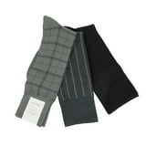Calvin Klein Men's 3 Pair Microfiber Crew Socks, Assorted, 7-12 ...