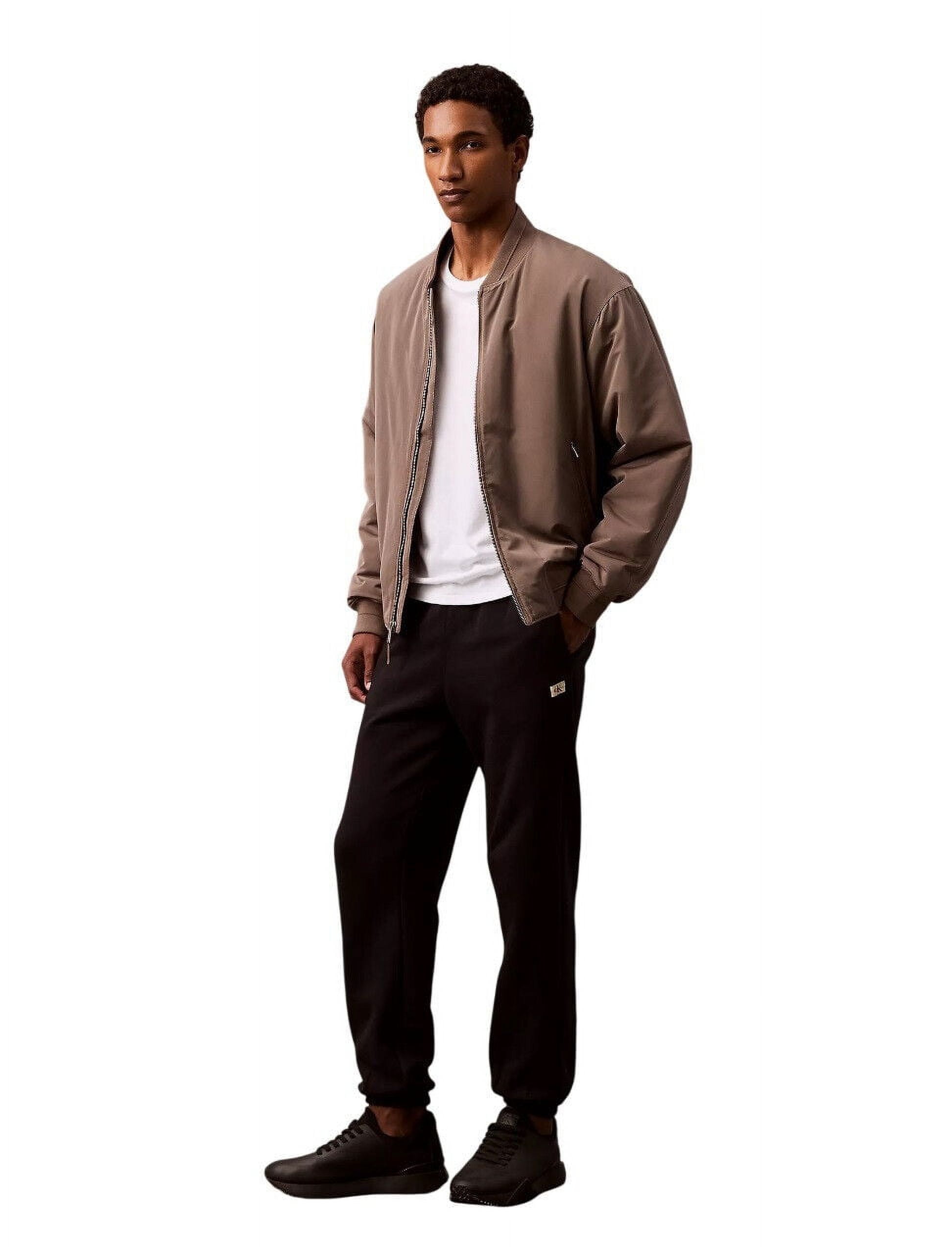 Calvin Klein Men's Archive Logo Fleece Joggers - 40EM907 (Black Beauty ...